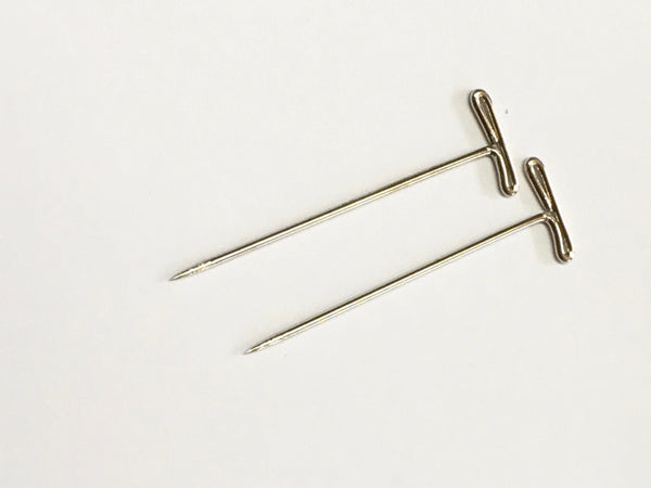 519 - T Pin - 2 inch/ 5cm Long Strong Pin – The Wig Department Ltd